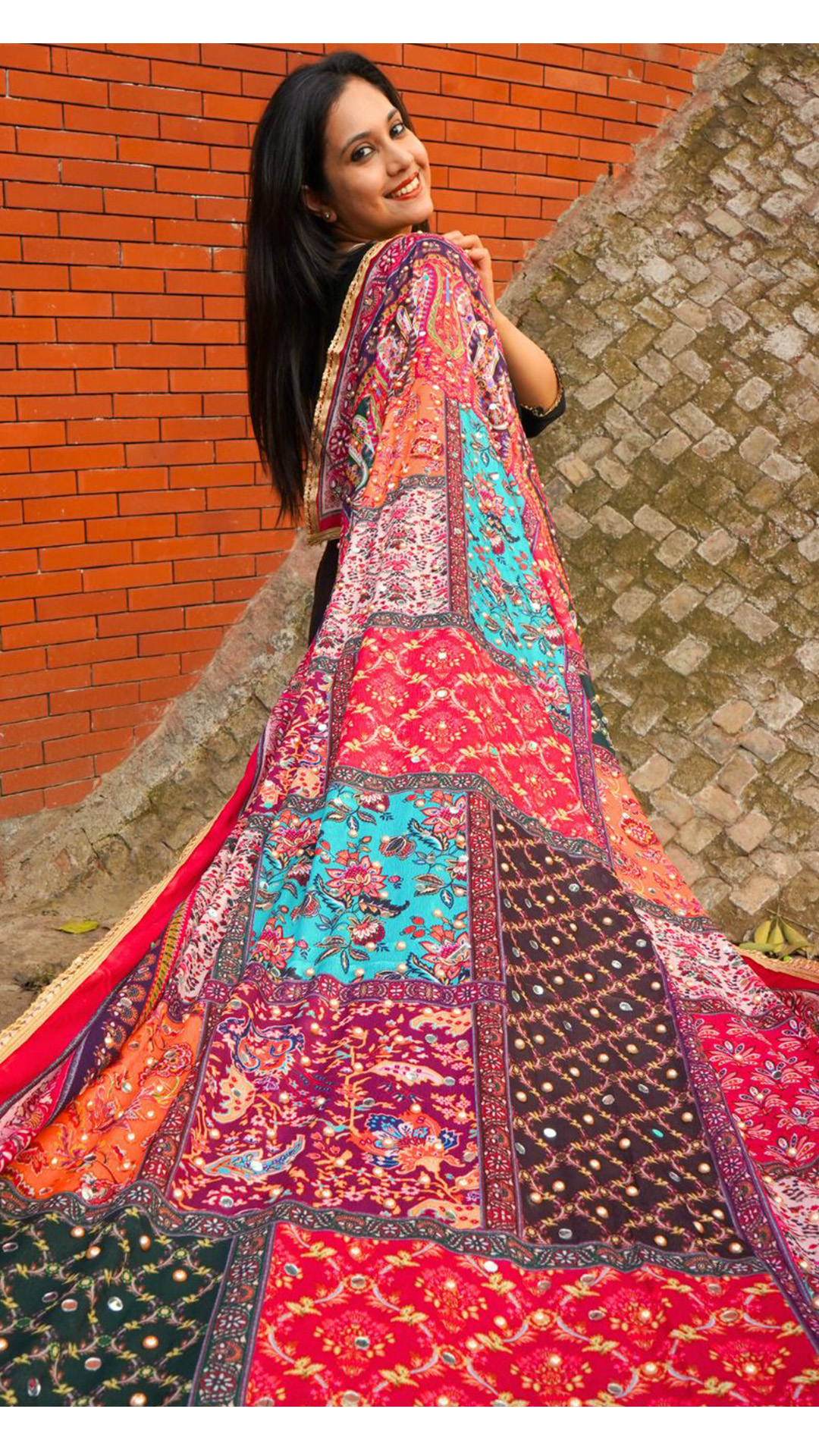 Multicolour Dupatta for Women